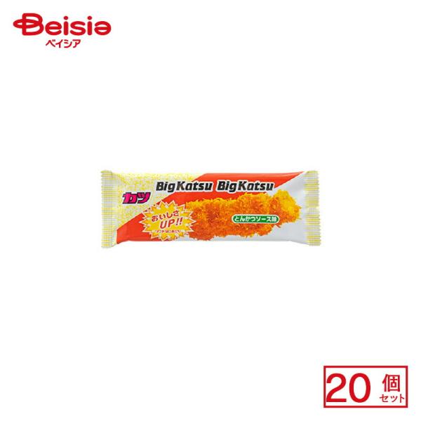 爆買 菓道 BIGカツ ソース味 1枚×20個