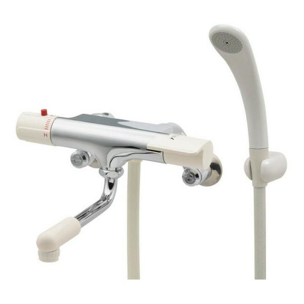 商品情報説明 風呂用のサーモスタット式混合栓です。用途 サーモスタット式シャワー混合栓。機能 逆流防止機能が付いています。仕様 ●タイプ：節湯B。●パイプ取付ネジ：W26山20。●逆止仕様。●JIS規格適合商品。材質等付属品・部品など注意・...