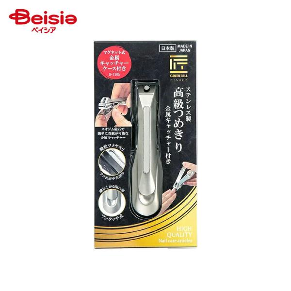 商品仕様・説明メーカー名               グリーンベル特徴               ・絶妙な曲面で優しい握り心地の爪切りです。・切れ味だけではなくデザインや便利性もこだわり抜いた逸品。・金属製のキャッチャーケースは磁石式で簡...