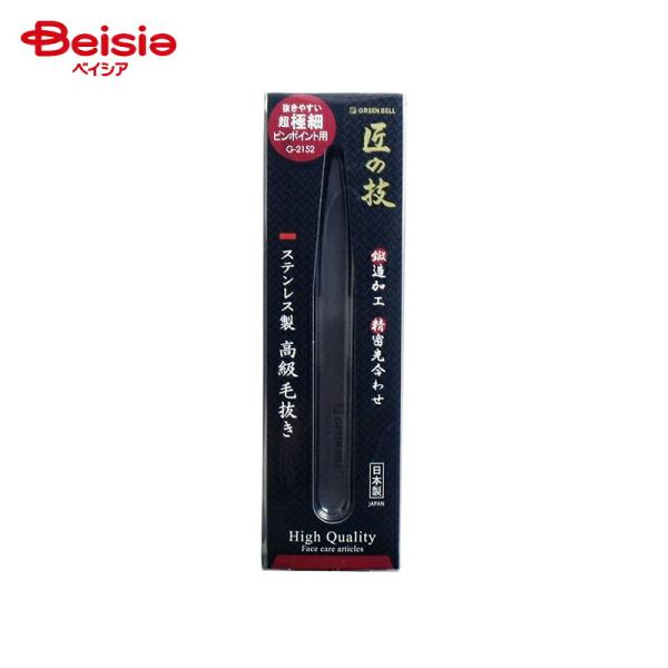商品仕様・説明メーカー名               グリーンベル特徴               余分な力がいらず軽く握るだけ。先が超極細だから毛を一本筒抜きやすく、眉毛など毛の密集した部分の毛抜きに最適内容量              ...