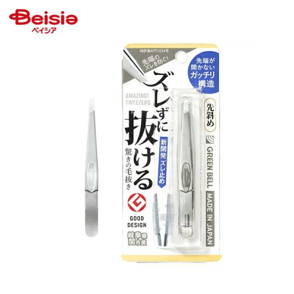 商品仕様・説明メーカー名               グリーンベル特徴               グリーンベルオリジナルの特許取得構造で軽い力で握れ、先端もピッタリ合って狙った毛を確実に掴みます。先端がズレないように新しく開発された「ズレ...