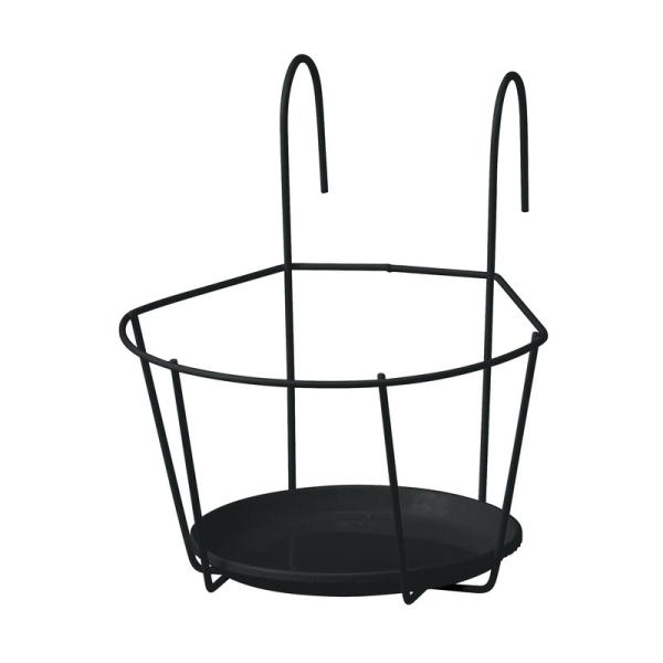 商品情報説明 花やグリーンをもっと素敵にディスプレイ出来ます。用途 プランターホルダー。機能 5号サイズの鉢に適合し、フェンスやトレリス、手すりに引っ掛けてお使いいただけるプランターホルダーです。仕様 ●サイズ：約幅22cm×奥行30cm×...