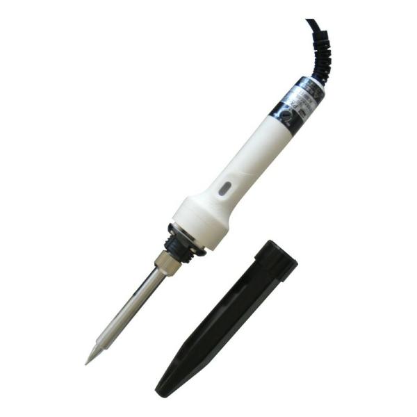 商品情報説明 手元で温度調節可能なセラミックはんだこてです。用途 温度調節機能付きはんだこて。機能 グリップ内に温度制御回路を内蔵したセラミックはんだこてです。こて先温度を250〜450度まで連続可変できます。はんだ付け作業後、すぐに収納で...