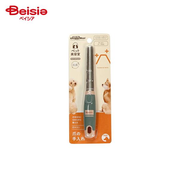 どの方向へも動かしても研げるダイヤモンドヤスリ爪に沿って研ぎやすいカーブ形状日ごろのお手入れに、爪切り後のカット面に、便利な本格的爪やすり。ドギーマンのペット美容室。犬用。ラバーグリップ・抗菌。耐熱温度:80℃耐冷温度:-20℃。商品仕様・...