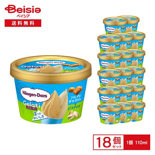 爆買 ハーゲンダッツ ミニカップ Gelati ソルティキャラメル＆ピスタチオ 110ml×18個