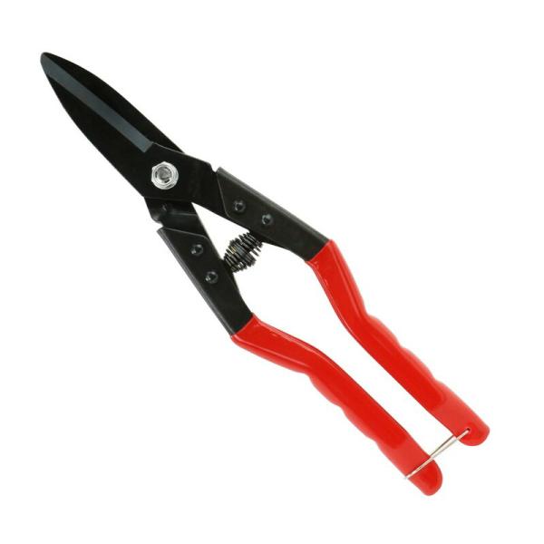 商品情報説明 刃が曲がっているので、板を切っても手が邪魔になりくく、直線、曲線が切れる万能タイプです。用途 軟鋼材、銅板、真鍮板、アルミ板、プラスチック板、家庭菜園の摘花・芽切り。機能 ノコ目があるので対象物がすべりにくいです。バネ付きで、...