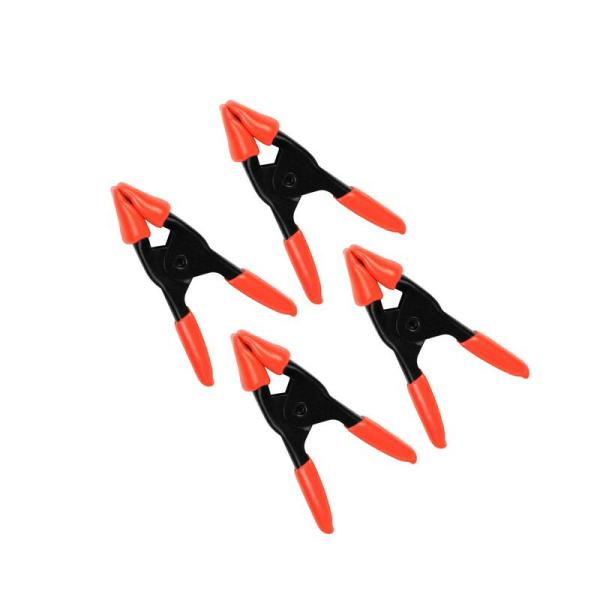 商品情報説明 ホビー等細かい作業に便利なミニタイプのクランプです。用途 木工作業、ホビー等の仮止め。機能 スプリング式なのでワンタッチでつかむことができます。先端には、ビニールの被膜が付けてあるので品物を傷めません。仕様 ●最大口幅：15m...