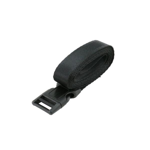 商品情報説明 ワンタッチバックル式で荷締め・結束作業が簡単にできます。用途 アウトドア、レジャー、引っ越しなどの荷締作業。機能 誰でも簡単に軽量物の荷締作業が可能です。長さ調整は自由自在です。仕様 ●ベルト幅：25mm。●全長：2m。●最大...