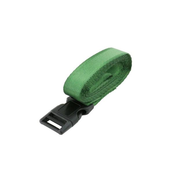 商品情報説明 ワンタッチバックル式で荷締め・結束作業が簡単にできます。用途 アウトドア、レジャー、引っ越しなどの荷締作業。機能 誰でも簡単に軽量物の荷締作業が可能です。長さ調整は自由自在です。仕様 ●ベルト幅：25mm。●全長：2m。●最大...