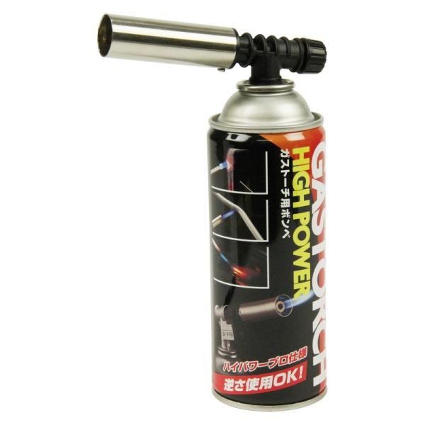 商品情報説明 アウトドアやホビーなどに最適です。用途 アウトドアでの炭火着火や料理等。機能 軽量コンパクトで持ち運びが楽です。ワンタッチで着火します。付属の適用ボンベは、使用中逆さにしても液ガスが噴き出ない構造になっているので安定した炎が得...