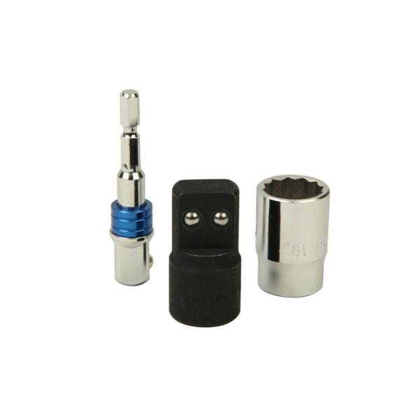 商品情報説明 誰でも簡単、スマート車載ジャッキアップソケットセットです。用途 インパクトドライバー(レンチ)での車のジャッキアップ、ホイルナットの脱着。機能 純正装着されている車載ジャッキを簡単に使用することができるソケットセットです。お手...