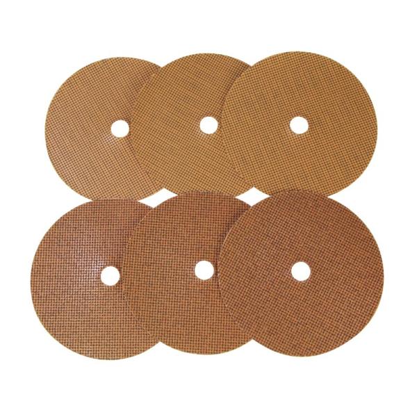 商品情報説明 特殊コーティングで目詰まりしにくく、切れが良くヤケが起こりにくいです。用途 木材のケバ取り、塗装はがし表面みがき。機能 サンドペーパーの約3倍の耐久性です。仕様 ●サイズ：(直径)125mm。●入数：6枚入。●対応機種：電気ド...