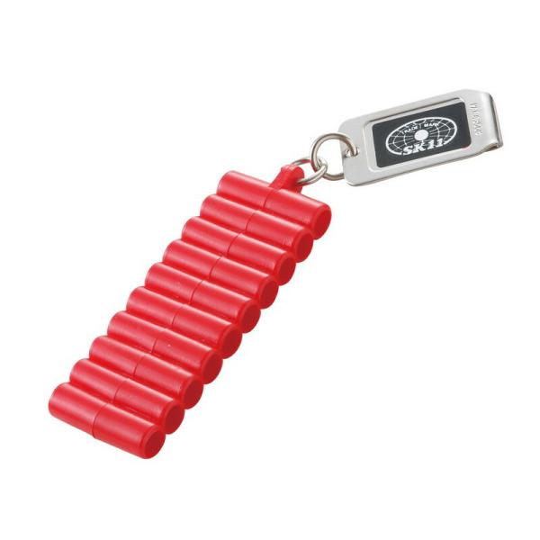 商品情報説明 スクリュードライバービットの収納・持ち運びに便利です。用途 スクリュードライバービットの吊り下げ用ホルダー。機能 スクリュードライバービット10本収納可能です。仕様 ●色：レッド。材質等付属品・部品など注意・ご案内【ご注意（免...