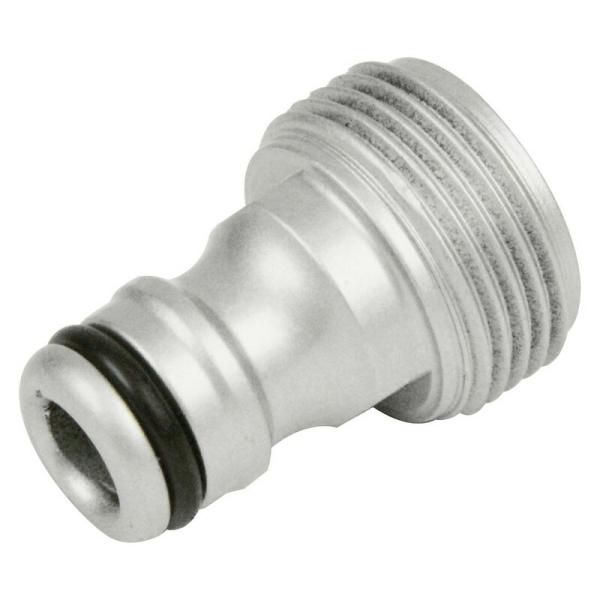 商品情報説明 メタル製なので丈夫で長持ちします。用途 散水ノズル用アダプター。機能 落下時の衝撃・紫外線による劣化に強い商品です。プラスチック製に比べ約3倍長持ちです(当社従来比)。仕様 ●適合ホース：(内径)12〜15mm・(外径)20m...