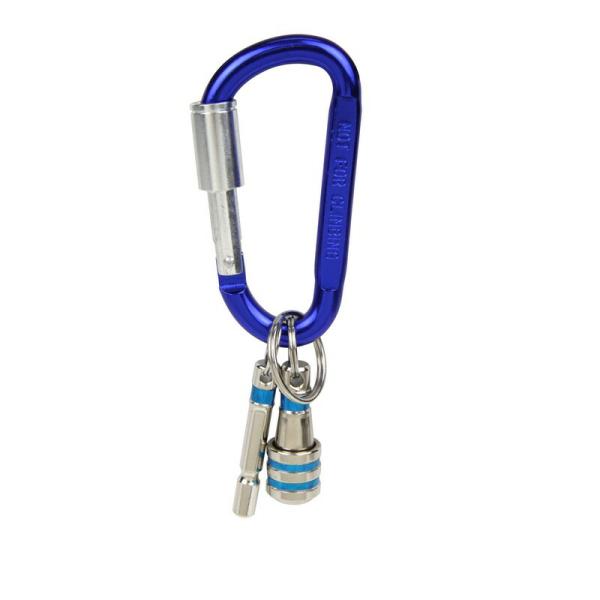 商品情報説明 先端工具およびキー等をまとめてホールドできるセットです。用途 先端工具、キー等の落下防止。機能 ネジ式ロック付カラビナ小を採用しているので、不意の脱落防止はもちろん、取付ける場所も選びません。スライド脱着で取替が簡単です。仕様...