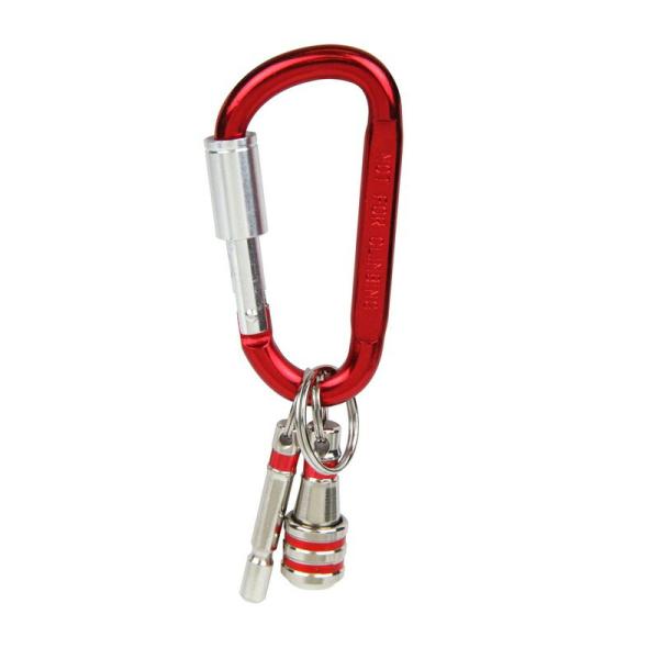 商品情報説明 先端工具およびキー等をまとめてホールドできるセットです。用途 先端工具、キー等の落下防止。機能 ネジ式ロック付カラビナ小を採用しているので、不意の脱落防止はもちろん、取付ける場所も選びません。スライド脱着で取替が簡単です。仕様...