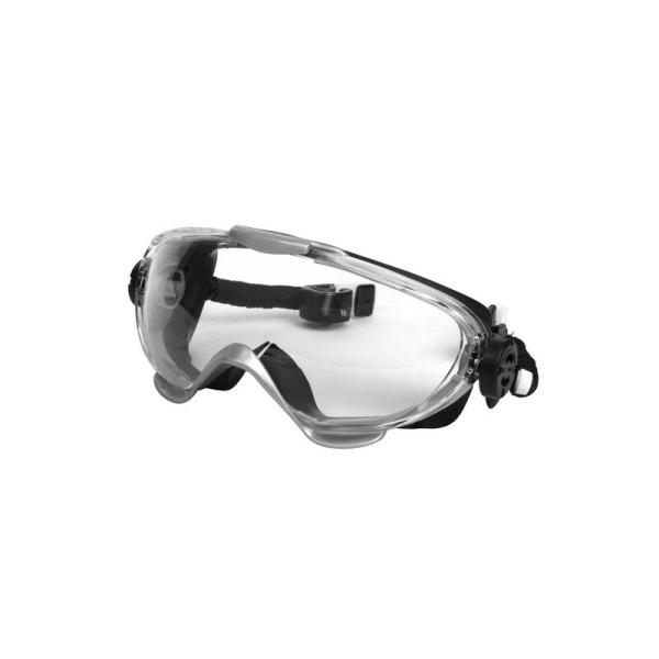 商品情報説明 ヘルメット取付専用ゴーグルです。用途 粉じん作業・グラインダー作業・薬品飛沫防止など。機能 ヘルメットの縁にクリップを装着し、スプリングで着脱が簡単に出来ます。スプリングバンドのためゴーグルのベルトが伸びる心配無用です。クリッ...