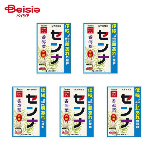 【指定第2類医薬品】日本薬局方 センナ 3g×96 5個