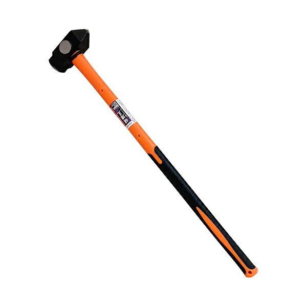 [商品説明]破壊作業に特化した大ハンマーです解体作業や建築現場での破壊作業片側の打撃部を尖らせる事で、打撃力を一点に集中する事ができます●6P●全長：約870mm●グラスファイバー柄●頭部：炭素鋼●ハンドル：グラスファイバー＋PP用途以外に...