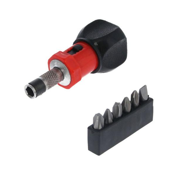 商品情報説明 ラチェット機構で片手でラクラク作業が出来ます。用途 ネジ締め・緩め作業。機能 PZ2・PZ3が入っているため組み立て家具、スキー、スノーボートのビンディング等に最適です。仕様 ●6本組。●セット内容：＋1・＋2・＋3・ー6・P...