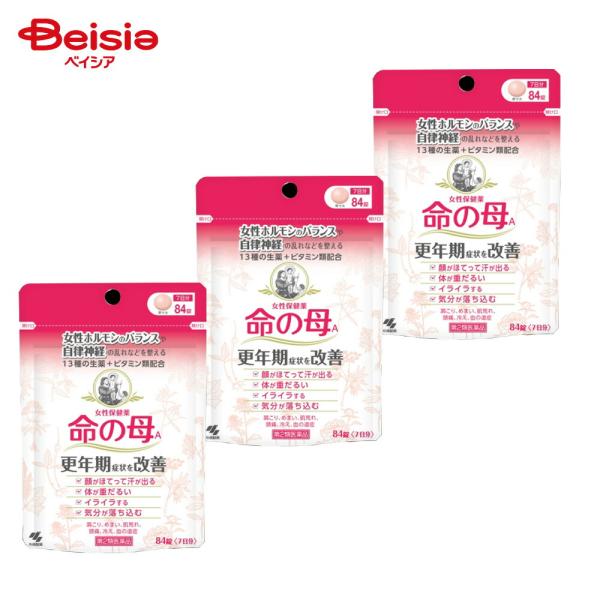 【第2類医薬品】命の母A 84錠 3個