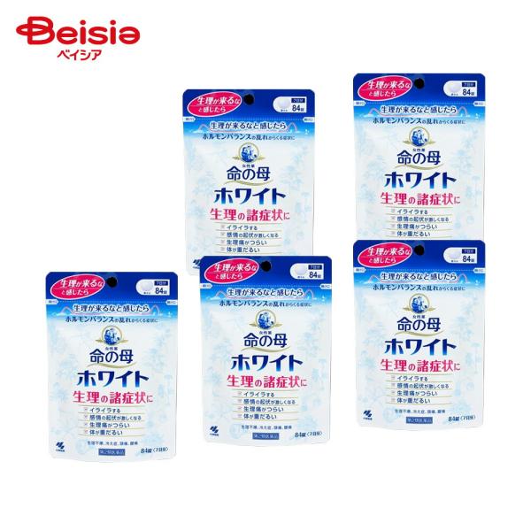 【第2類医薬品】命の母ホワイト 84錠 5個