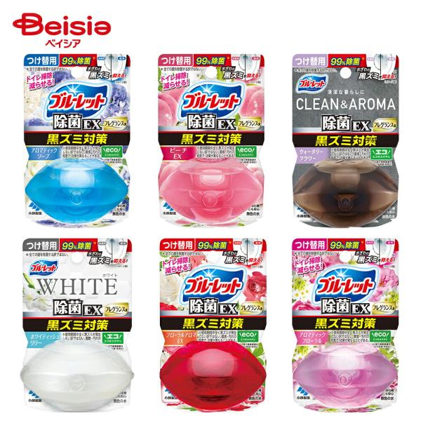 爆買 小林製薬 液体ブルーレットおくだけ フレグランス 除菌EX つけ替用 おもてなし香り比べ 6種詰合わせ 各1個