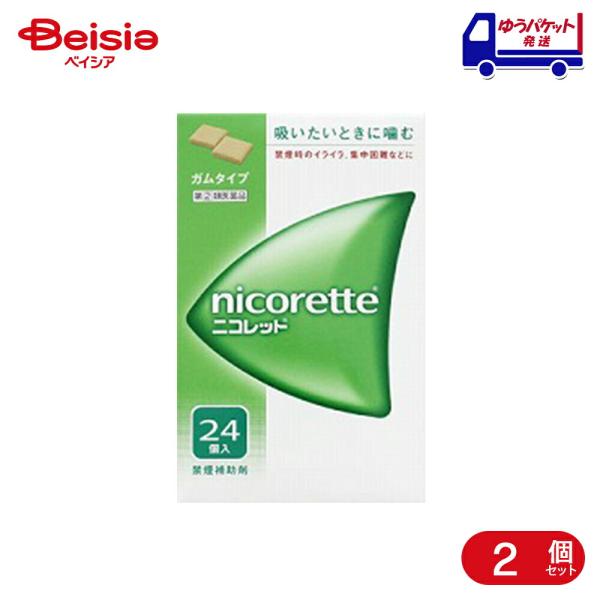 【指定第2類医薬品】ニコレット 24個 2個