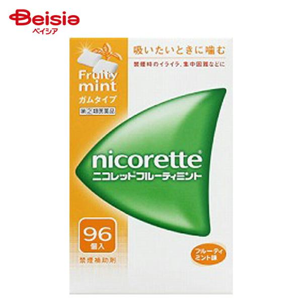 【指定第2類医薬品】ニコレットフルーティミント 96個