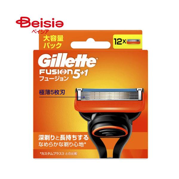 P&amp;G ジレット(Gillette) フュージョン 替刃 12個入