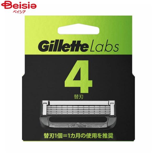P&amp;Gジャパン ジレットラボ角質除去バー搭載替刃4B（4個）