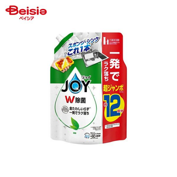 P&amp;G 除菌ジョイコンパクト緑茶の香り詰替超ジャンボサイズ 1550ml