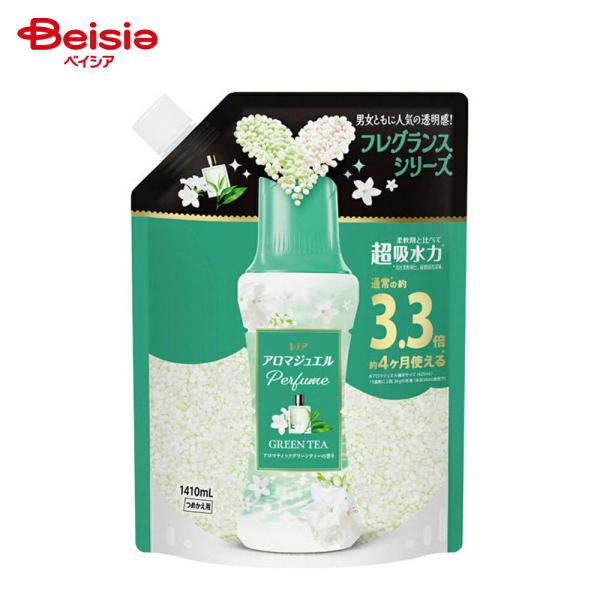 【ポイント20倍！2/21 -3/31】P&amp;G レノアアロマジュエル グリーンティ−の香りつめかえ用超特大サイズ 1410ml