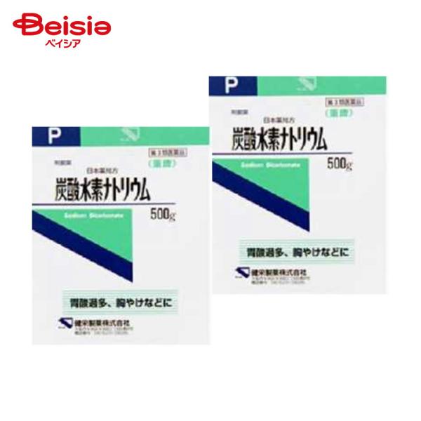 【第3類医薬品】日本薬局方 炭酸水素ナトリウム 500g 2個