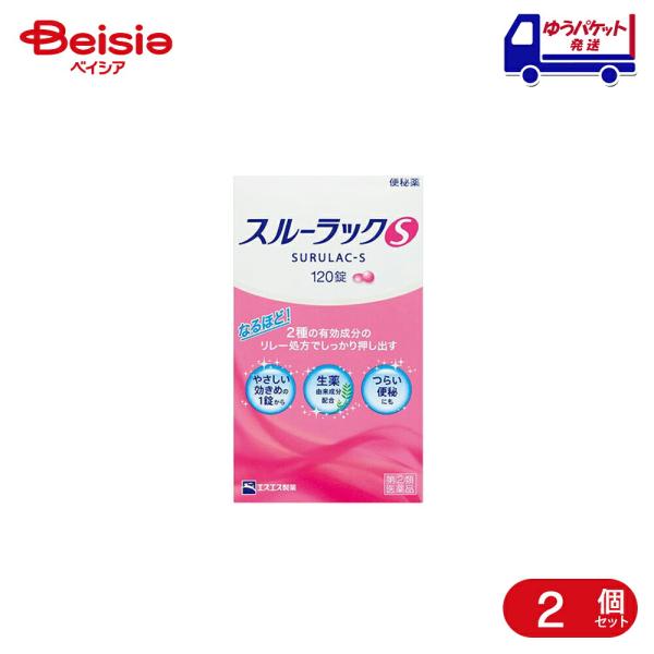 爆買 【指定第2類医薬品】スルーラックS 120錠 2個