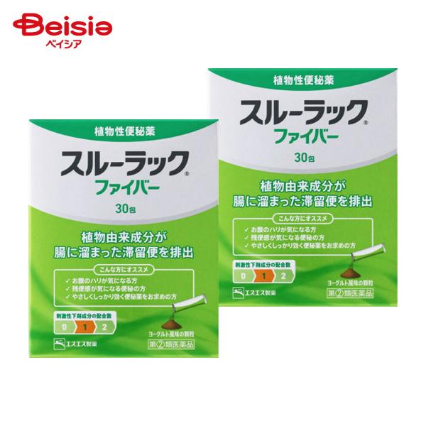 【指定第2類医薬品】スルーラックファイバー 30包 2個