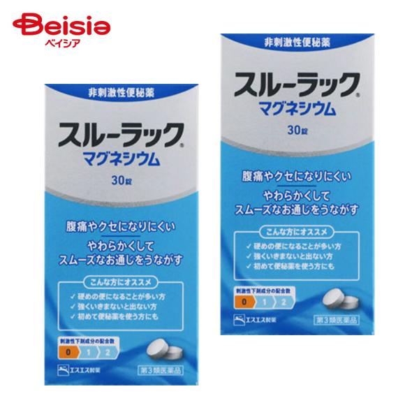 【第3類医薬品】スルーラックマグネシウム 30錠 2個