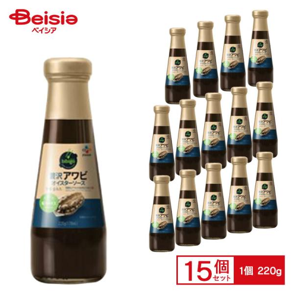 CJ FOODS bibigo贅沢アワビオイスターソース 220g ×15