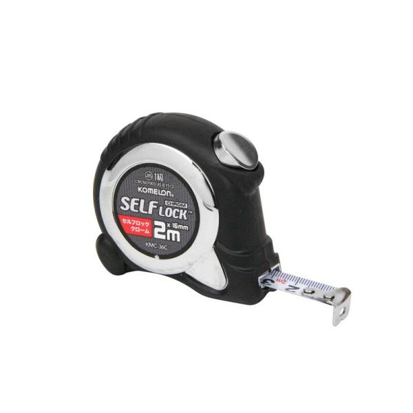 商品情報説明 安全で便利なオートストップ機能が付いたメジャーです。用途 長さの測定。機能 握りやすく、衝撃に強いラバーグリップを採用しています。押せば引きこむ、離せば止まる安全設計です。摩擦に強いナイロンコートテープです。仕様 ●テープ幅：...