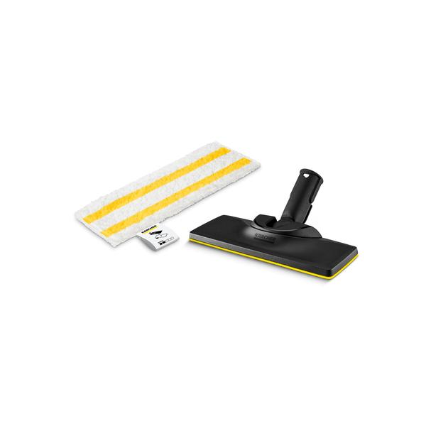 メーカー：ケルヒャーJAN：4066529042088型番：2.863-350.0■商品説明■●「イージーフィックス フロアノズル」と専用クロス「イージーフィックス用マイクロファイバークロス」 1 枚のセットです。●すべてのケルヒャー スチ...