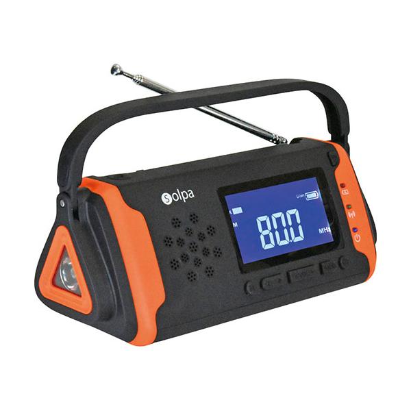 いつも使える もしもに頼れる1台5役の多機能ラジオ