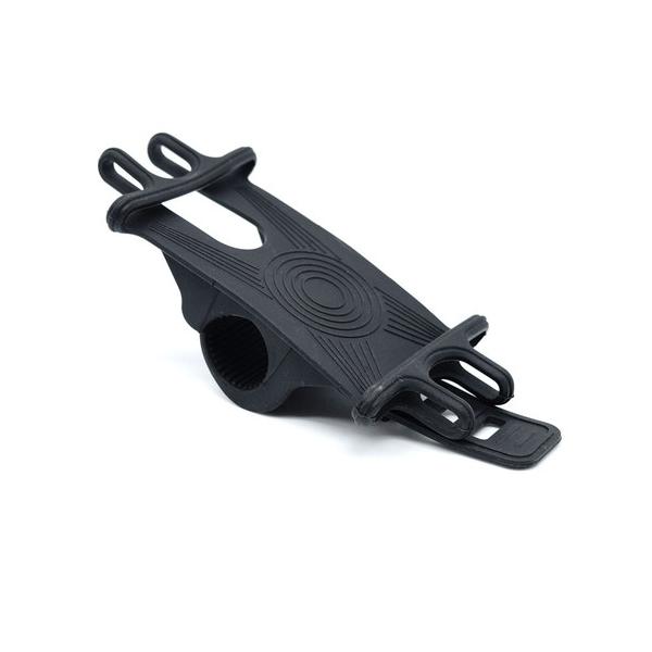 振動に強く軽量なシリコン製ソフトタイプの自転車用ホルダー