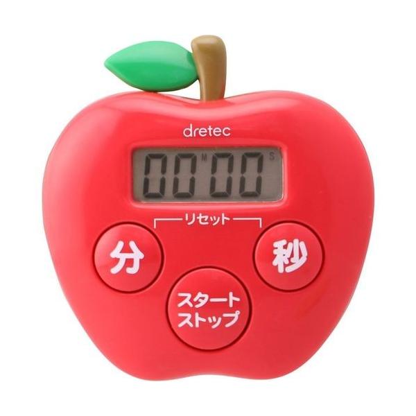 メーカー：ドリテック型番：T-534RDJAN：4536117025743商品説明文●菌の繁殖を抑える抗菌タイプ。●かわいいりんごをモチーフにしたタイマー。● カウントアップ／ダウン機能 ／ リピート機能。仕様・幅7．2×奥2．1×高7．4...
