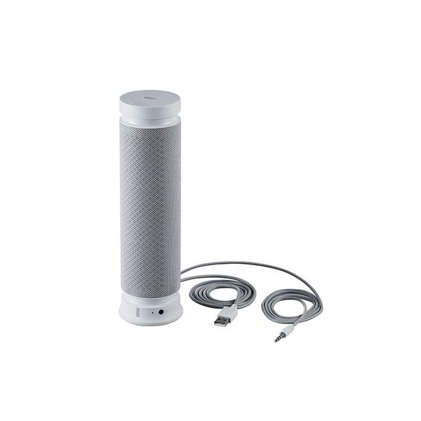 有線・Bluetooth(R)両対応で、縦横どちらでも置ける。 使用シーンや接続機器に問わず使用できるミニサウンドバースピーカー“behav(ビヘイブ)”。