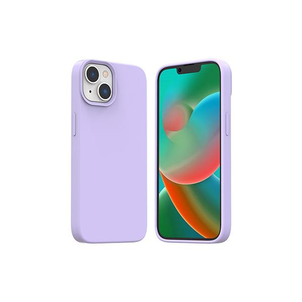 シンプルなミニマルデザインのMagSafe対応ケース/なめらかな触り心地の良いシリコンケース