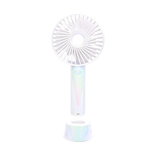 メーカー：トレードワンJAN：4573242553765型番：30936■商品説明■●スタント付きで卓上でもハンディでも使用可能です。●裏面の突起により転がらず横置きもできます。●風量は3段階（弱、中、強）で調整ができます。■仕様■・サイズ...