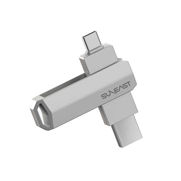 メーカー：SUNEASTJAN：4573574591695型番：SE-PS0512G2LO1SF■商品説明■●タイプCとAの２つのコネクタで、スマートフォンからPCまで対応。データの取り回しが容易です。●サイズから想像できない大容量と高速度...