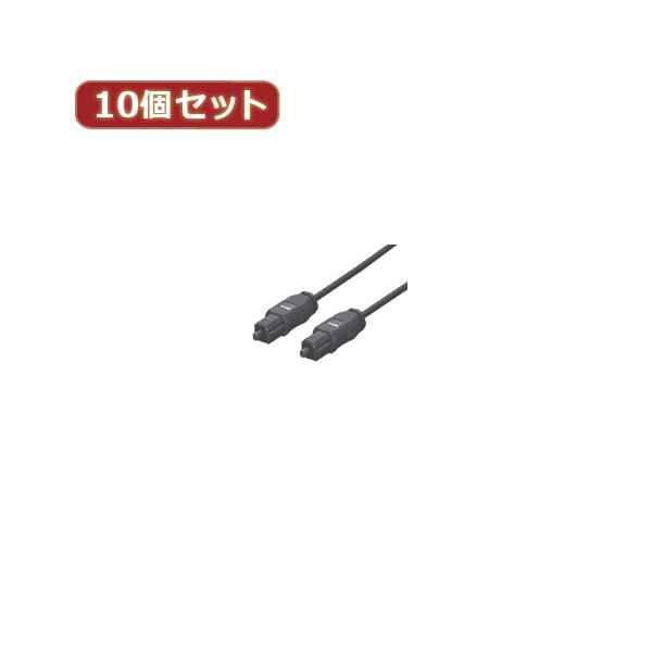 光オーディオケーブル 1m　角型光プラグ→角型光プラグ