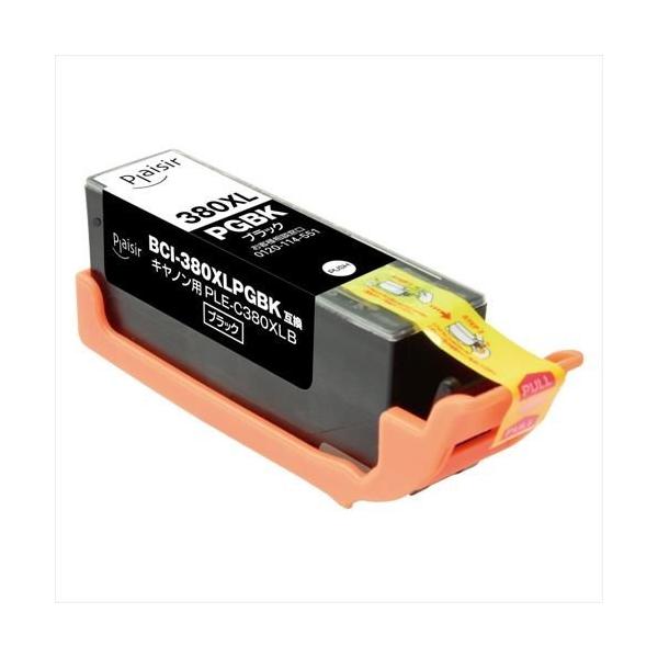 メーカー：プレジールJAN：4589846740319型番：PLE-C380XLB■商品説明■●ハイエンドモデルまで多様な機種に対応している売れ筋インク●ブラック/顔料●純正型番:BCI-380XLPGBK■仕様■・サイズ(約):55×14...