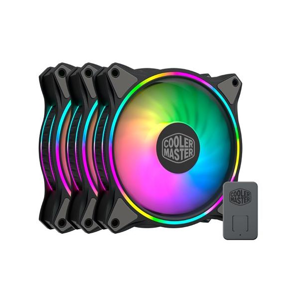 ■商品説明■● Cooler Master「MasterFan MF120 Halo」シリーズの120mm ARGB対応ケースファン3個セット。美しいデュアルループライティングでPC内部を華やかに演出します。● アドレサブルRGB LEDに...